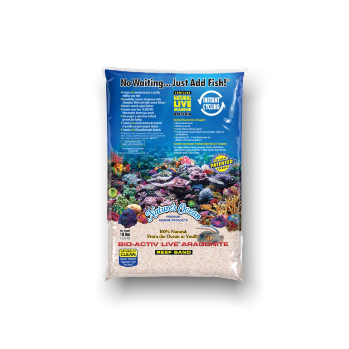 Natures Ocean Bio-Activ Reef Sand Samoa Pink - 20LB – thecoralcentre